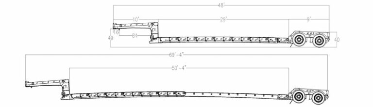 XL Mechanical Detachable Extendable - XL Specialized Trailers