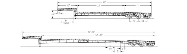 XL Step Deck Extendable - XL Specialized Trailers