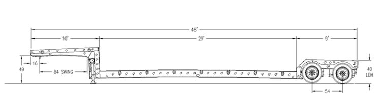 Fixed-Neck Double Drop - XL Specialized Trailers